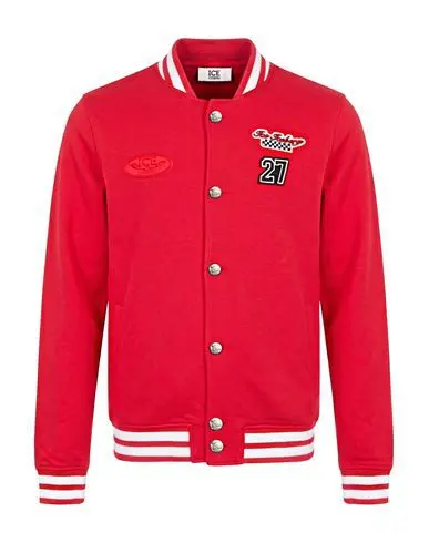 Iceberg Crewneck Sweatshirt With Embroidered Logo And Appliqués - Red