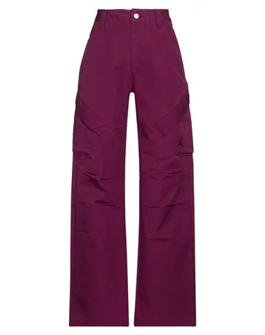 JORDAN Cotton Cargo Pants - Plum