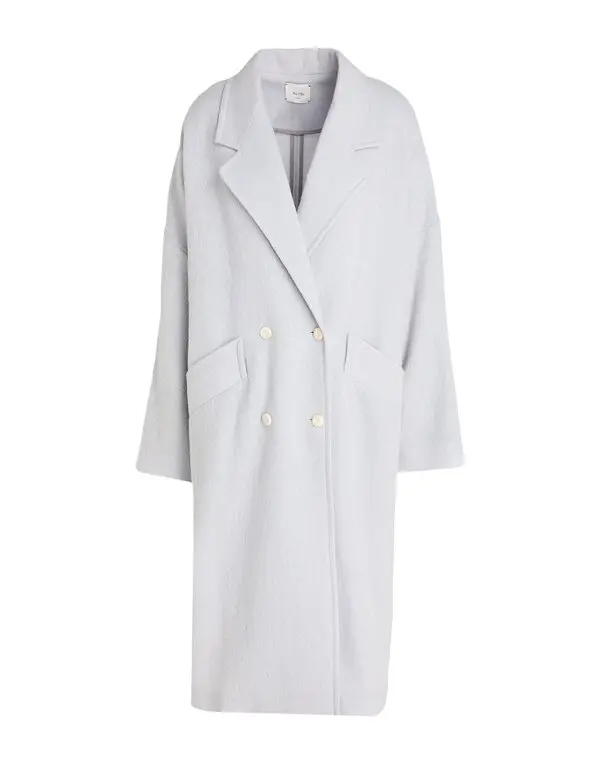 ALYSI Double-breasted Virgin Wool Coat