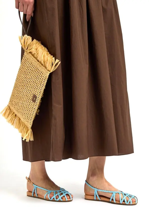 ANCIENT GREEK SANDALS Kardia Raffia Sandals