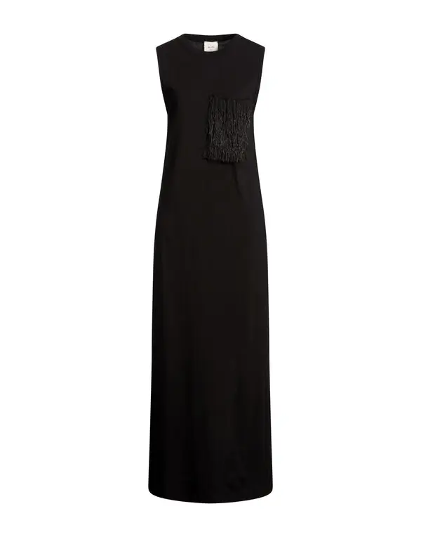ALYSI Maxi T-shirt Dress With Fringe Pocket