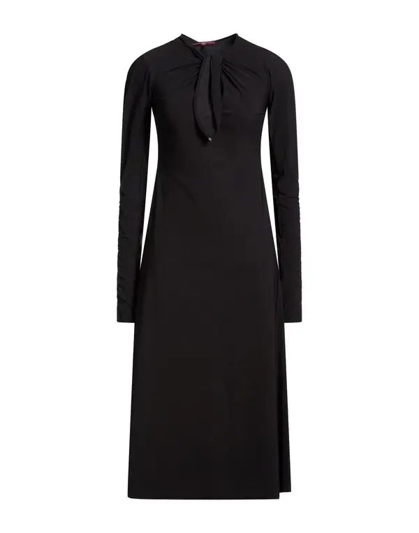 High Tech Midi Dress - Black