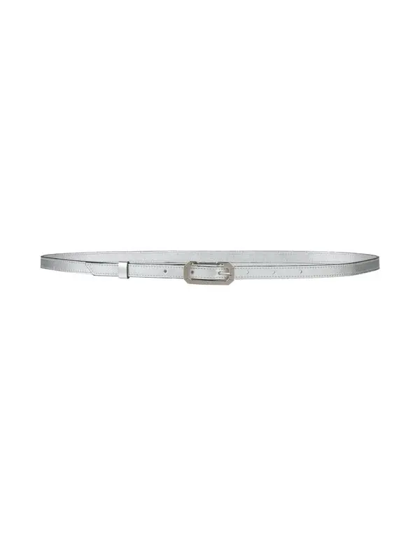EERA Skinny Metallic Leather Belt