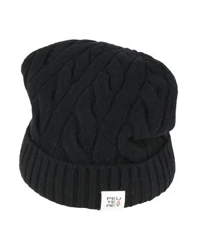 Peuterey Wool Beanie Hat - Black
