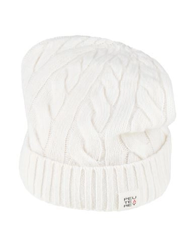 Peuterey Wool Beanie Hat - White