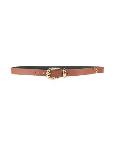 Federica Tosi Leather Belt With Buckle Fastening - Brown