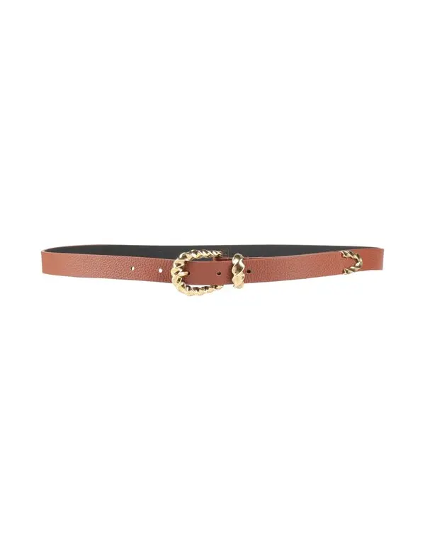 Federica Tosi Leather Belt With Buckle Fastening