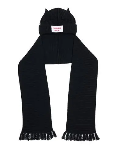 CHARLES JEFFREY Scarf Lambswool, Nylon - Black