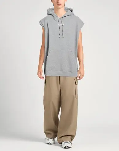 Maison Kitsuné Sleeveless Cotton Hoodie With Embroidered Logo