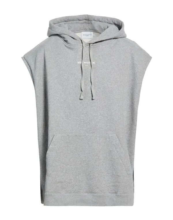 Maison Kitsuné Sleeveless Cotton Hoodie With Embroidered Logo