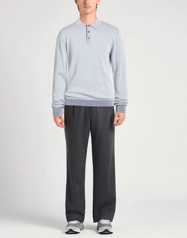 BELLWOOD Long Sleeve Cotton Polo Sweater