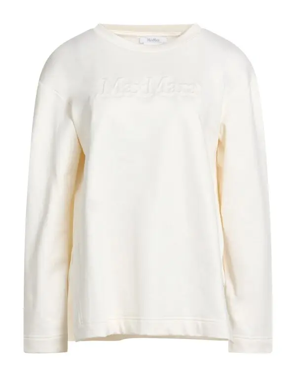 Max Mara Silk And Cotton Blend Sweatshirt - Ivory