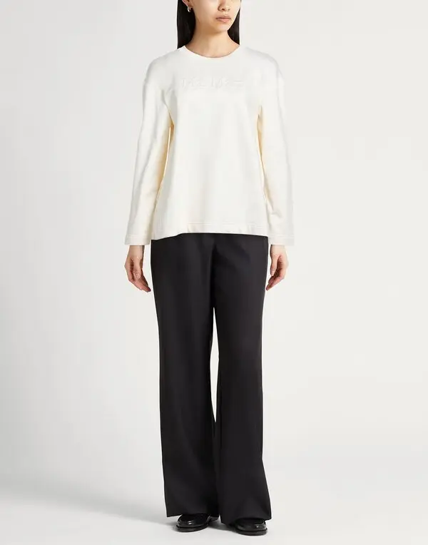 Max Mara Silk And Cotton Blend Sweatshirt - Ivory
