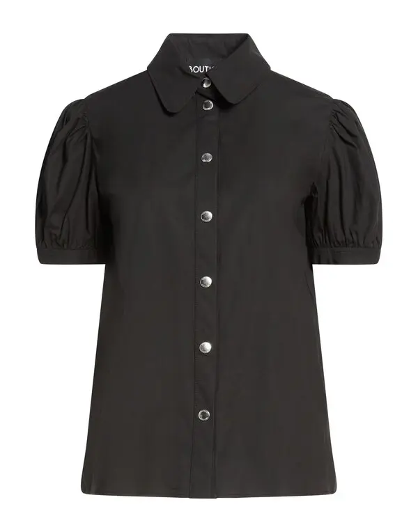 Moschino Short Sleeve Cotton Poplin Shirt - Black