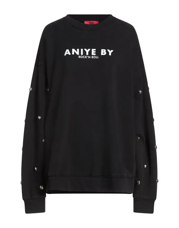 ANIYE BY Crewneck Sweatshirt With Stud Embellishments