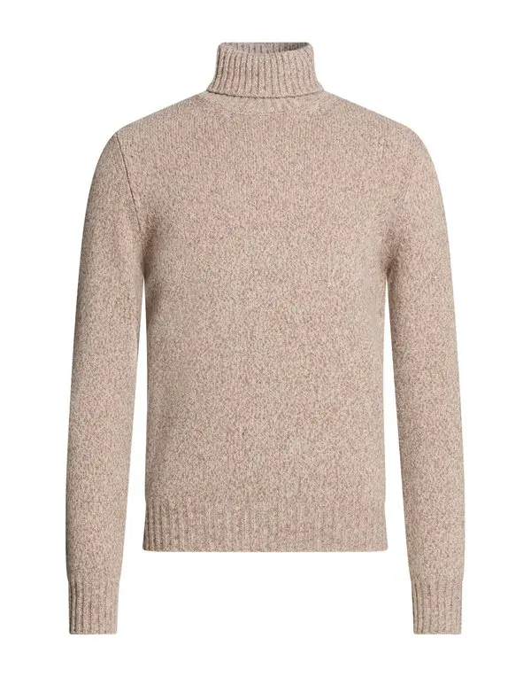 MASQ Merino Wool Turtleneck - Beige
