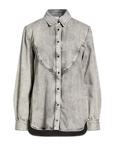 Pinko Cotton Lyocell Denim Shirt