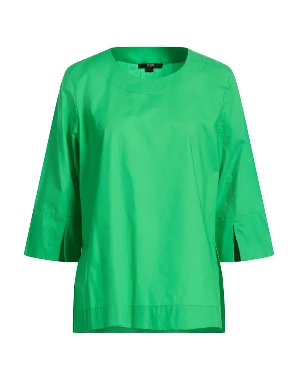 SEVENTY VENEZIA Cotton Poplin Crewneck Top