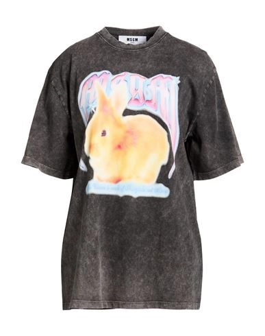 MSGM T-shirt Charcoal Size Cotton - Grey