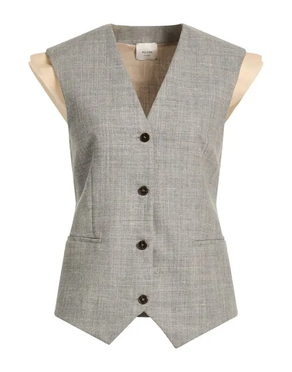 ALYSI Wool, Polyester, Linen, Cotton Vest