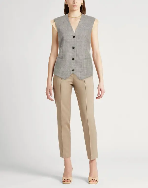 ALYSI Wool, Polyester, Linen, Cotton Vest