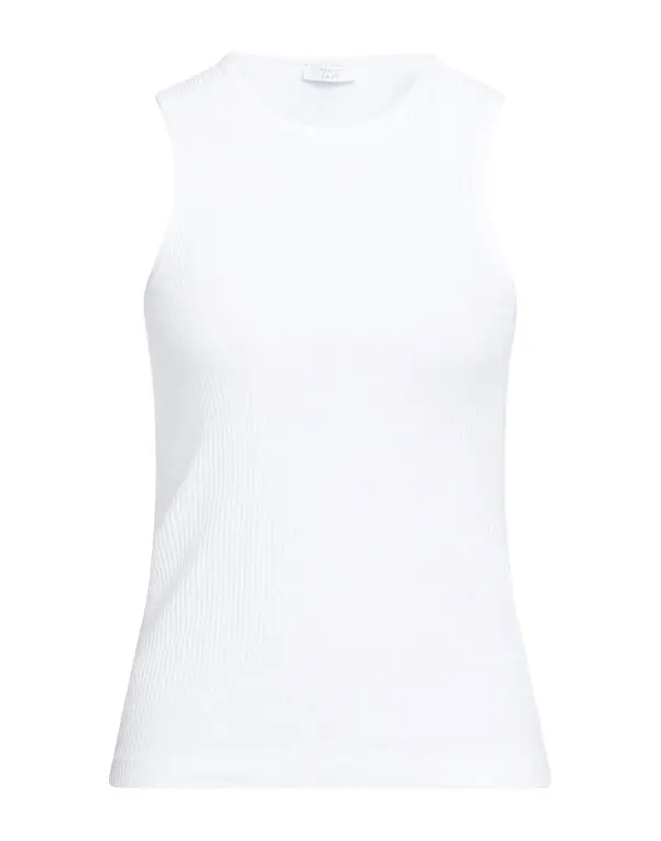 Peserico Ribbed Cotton Blend Tank Top