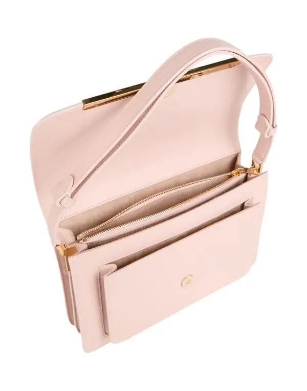 N°21 Leather Flap Handbag With Top Handle