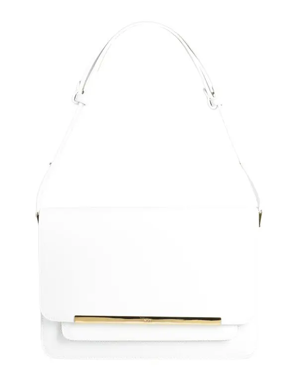 N°21 Medium Flap Leather Handbag - White