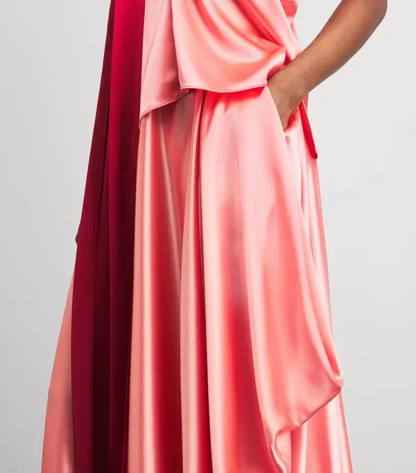 ROKSANDA Satin Amari Midi Skirt