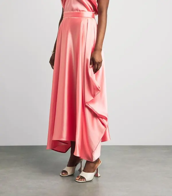 ROKSANDA Satin Amari Midi Skirt