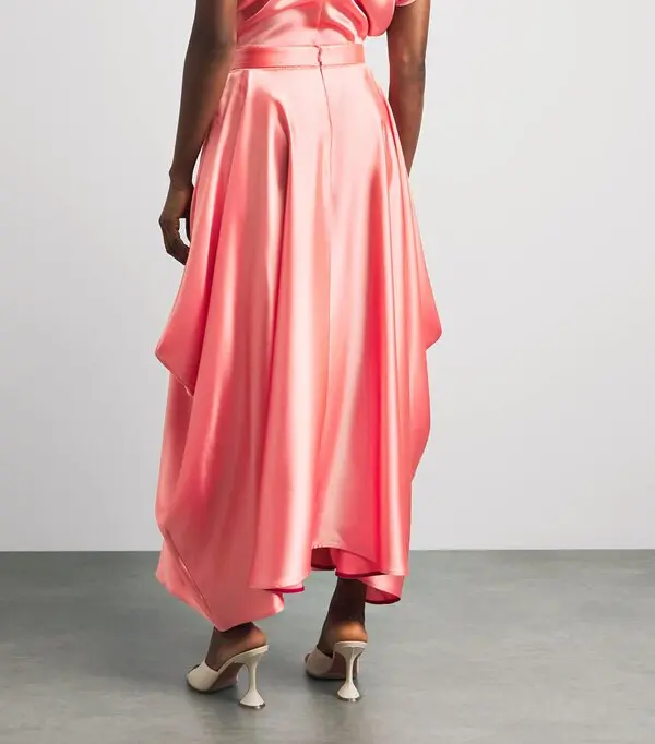 ROKSANDA Satin Amari Midi Skirt