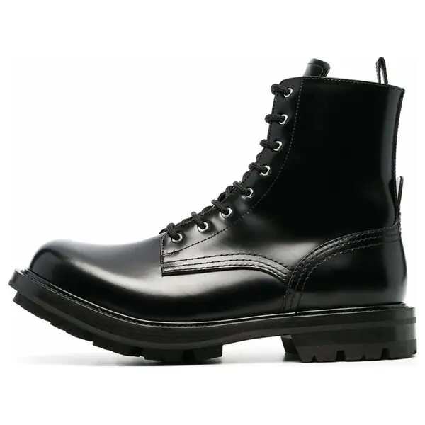 Alexander McQueen Worker Boot - Black