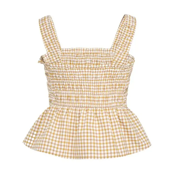 Adidas Plaid Vest - Yellow