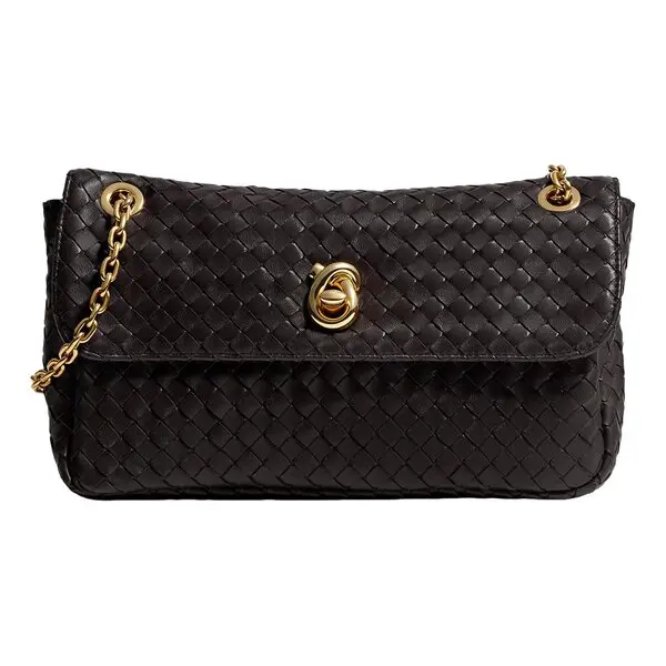 Bottega Veneta Madison Lambskin Bag - Espresso