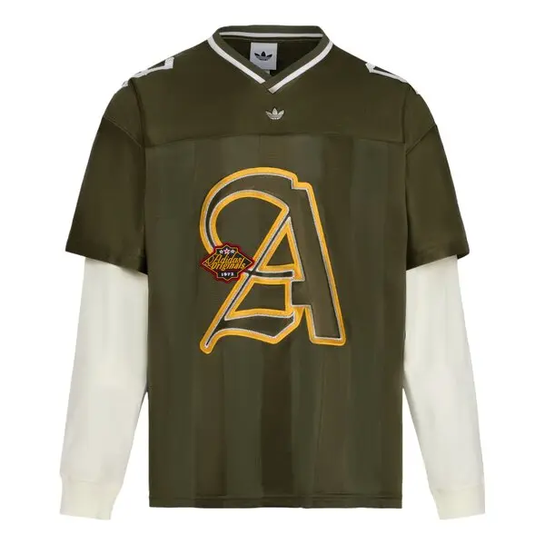 Adidas Long Sleeve T-shirt - Green/white
