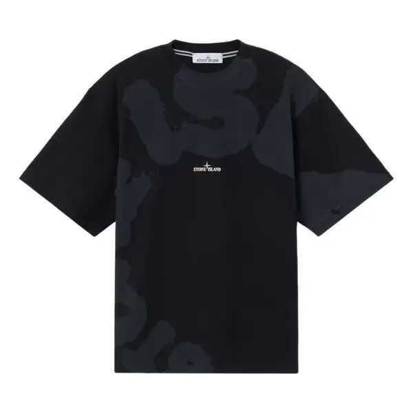 Stone Island 2100002 Whirlwind Type T-shirt - Black