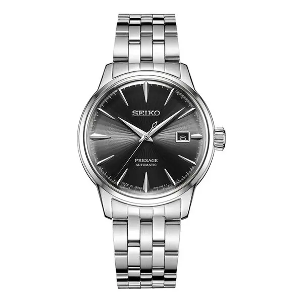 SEIKO Series Mechanical Waterproof Watch - Black