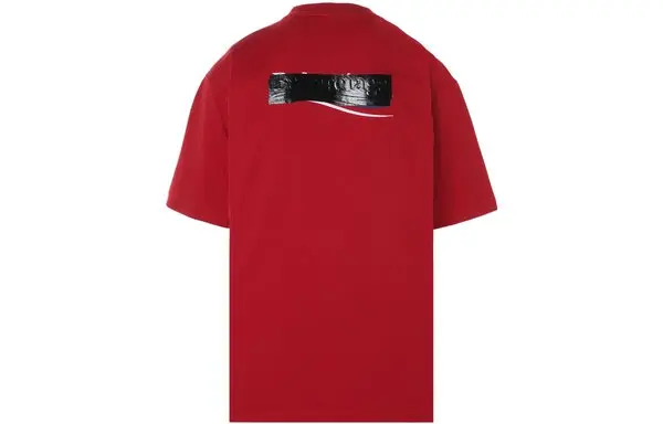 Balenciaga Gaffer T-shirt Large Fit - Red