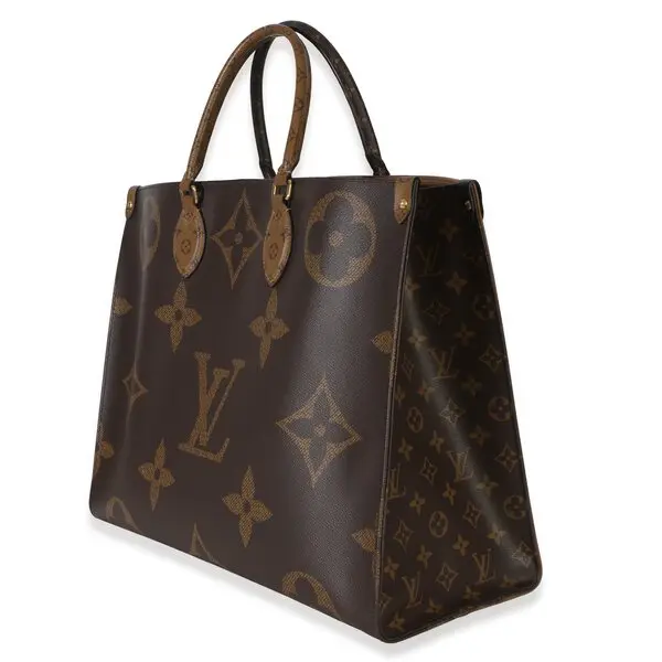 LOUIS VUITTON Reverse Monogram Canvas Onthego Gm Tote Bag