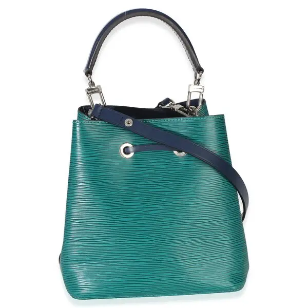 LOUIS VUITTON Emerald Indigo Epi Neonoe Bb Bag - Green