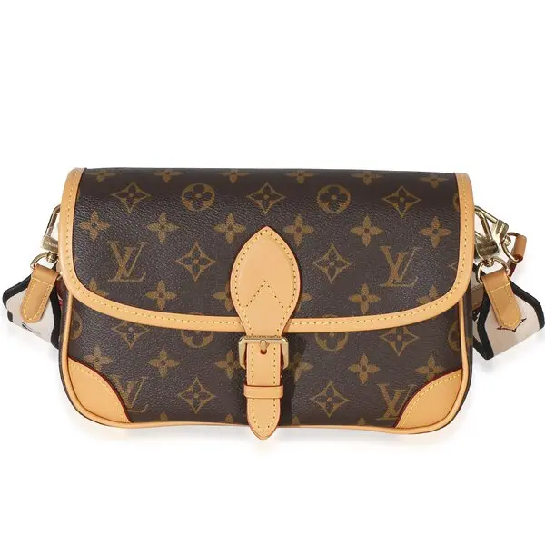 LOUIS VUITTON Diane Monogram Canvas Shoulder Bag - Brown
