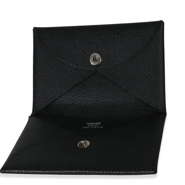 Hermès Epsom Calvi Card Holder