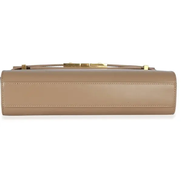 Saint Laurent Manhattan Shoulder Bag In Calfskin - Beige