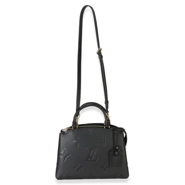 LOUIS VUITTON Monogram Giant Empreinte Petit Palais - Black
