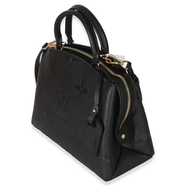 LOUIS VUITTON Monogram Giant Empreinte Petit Palais - Black