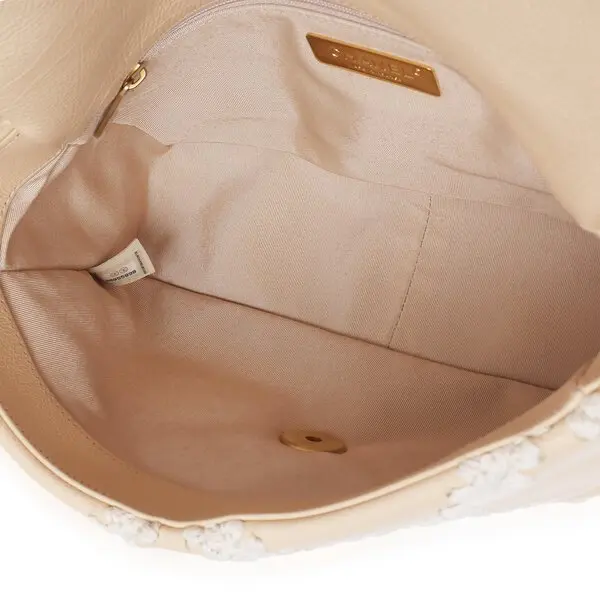 Chanel Calfskin Crochet 19 Flap Bag