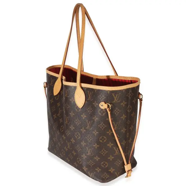 LOUIS VUITTON Neverfull Mm Monogram Canvas Shoulder Bag - Brown