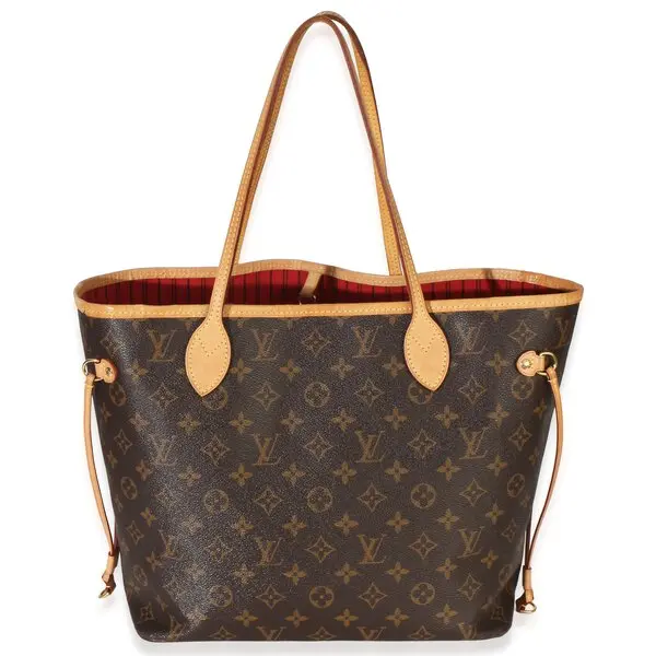 LOUIS VUITTON Neverfull Mm Monogram Canvas Shoulder Bag - Brown