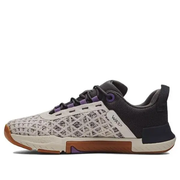 Under Armour Tribase Reign 5 Athletic Sneakers - White/purple/brown