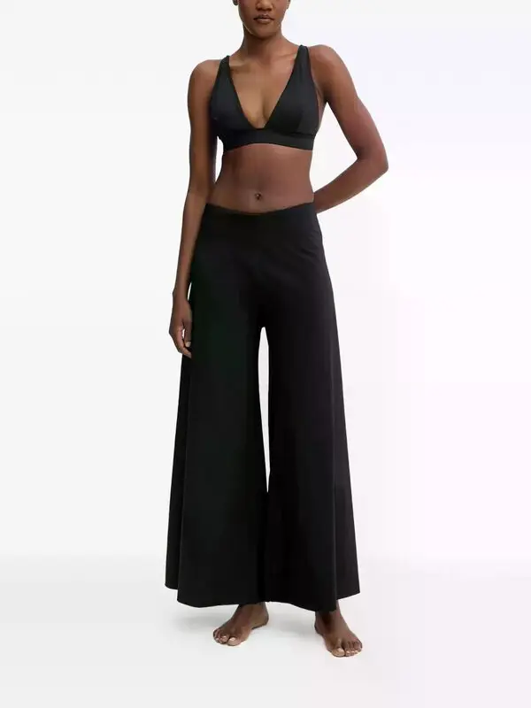 Guess Gaia Logo-patch Palazzo Pants